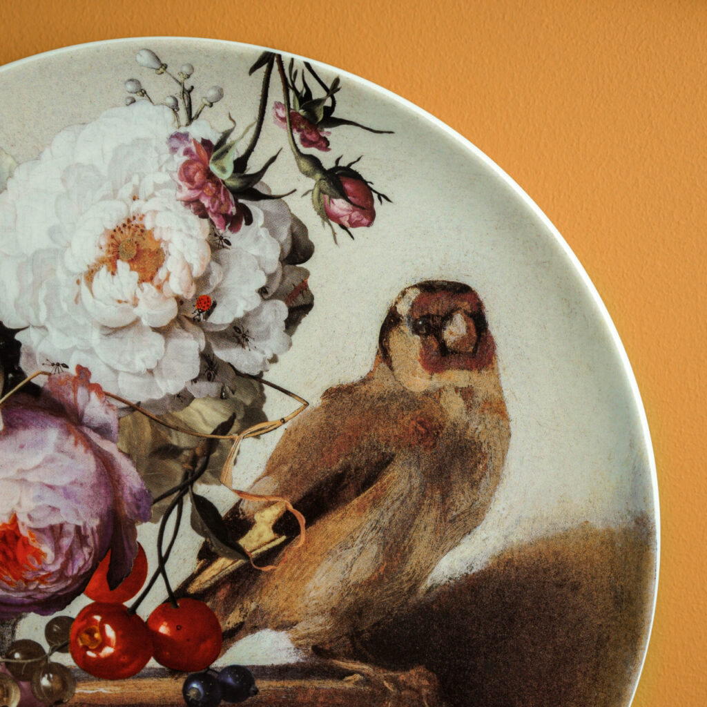 Heinen Delfts Blauw bord Het Puttertje pastel – bijzonderheden.nl